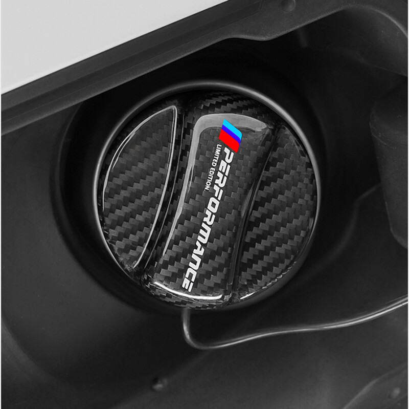 For BMW Carbon Fiber Gas Fuel Cap Cover Fit 3 Series F30 E36 E46 E39 ...