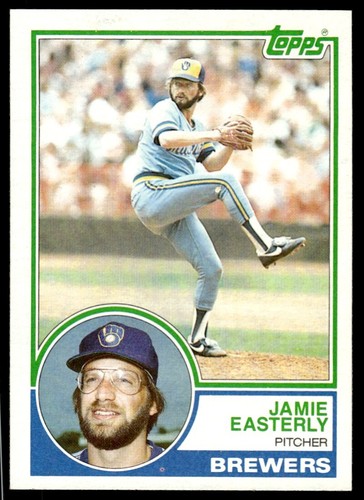 1983 Topps Baseball Card Jamie Easterly Milwaukee Brewers #528 | eBay