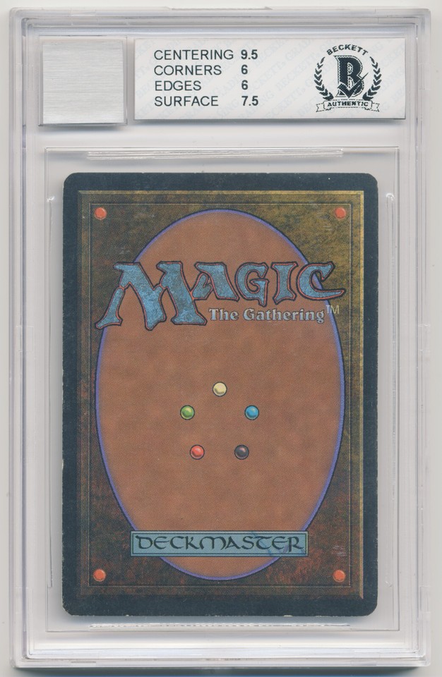 Graded Signed Cyclopean Tomb BGS Beckett Beta Artist Anson Maddocks MTG ...