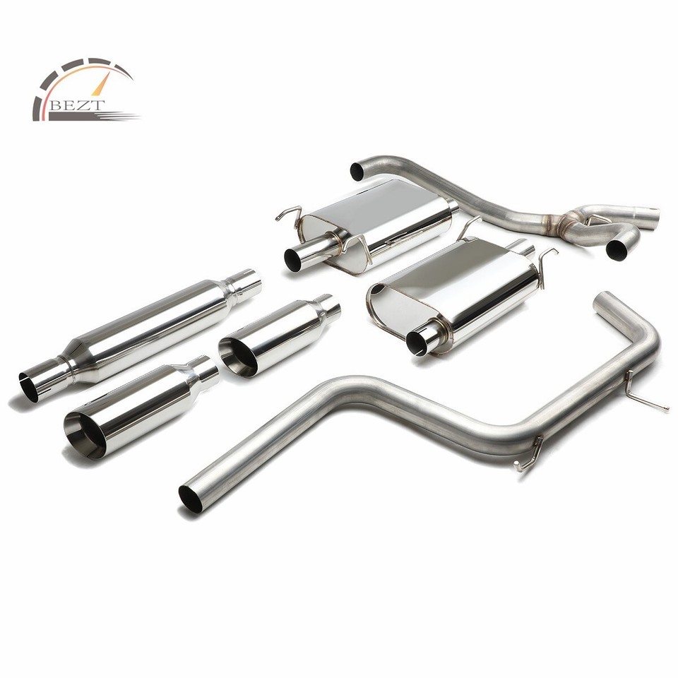 CATBACK SYSTEM KITS FOR 00-05 CHEVY MONTE CARLO 4" DUAL ROUND SLANT TIP ...