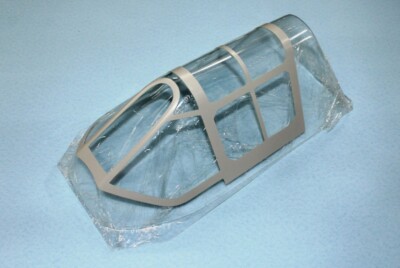 YELLOW AIRCRAFT P-40 RC MODEL CLEAR CANOPY ONLY - NO FRAME | eBay
