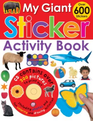 My Giant Sticker Activity Book by Roger Priddy CD-ROM Book The Fast ...