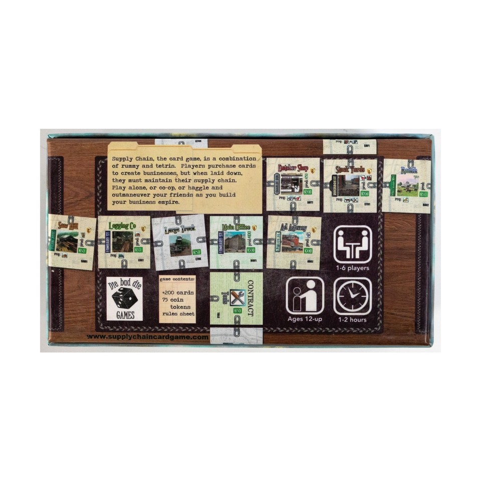 Die Bad Die Card Games Supply Chain - The Card Game Box EX/NM | eBay