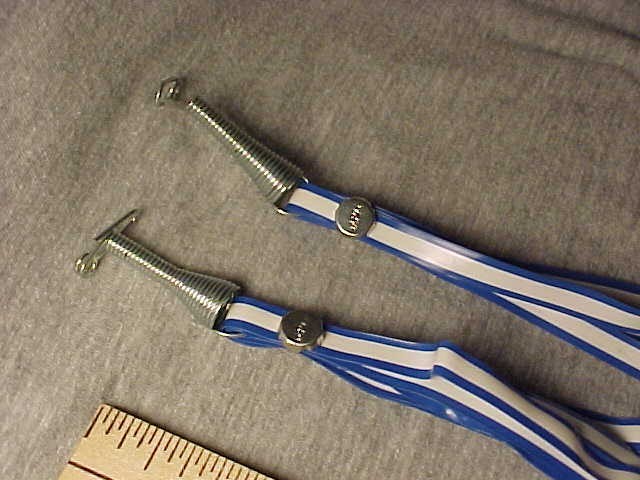 NOS Blue & White Vintage Bicycle Streamers Schwinn Huffy AMF Sears Ross ...