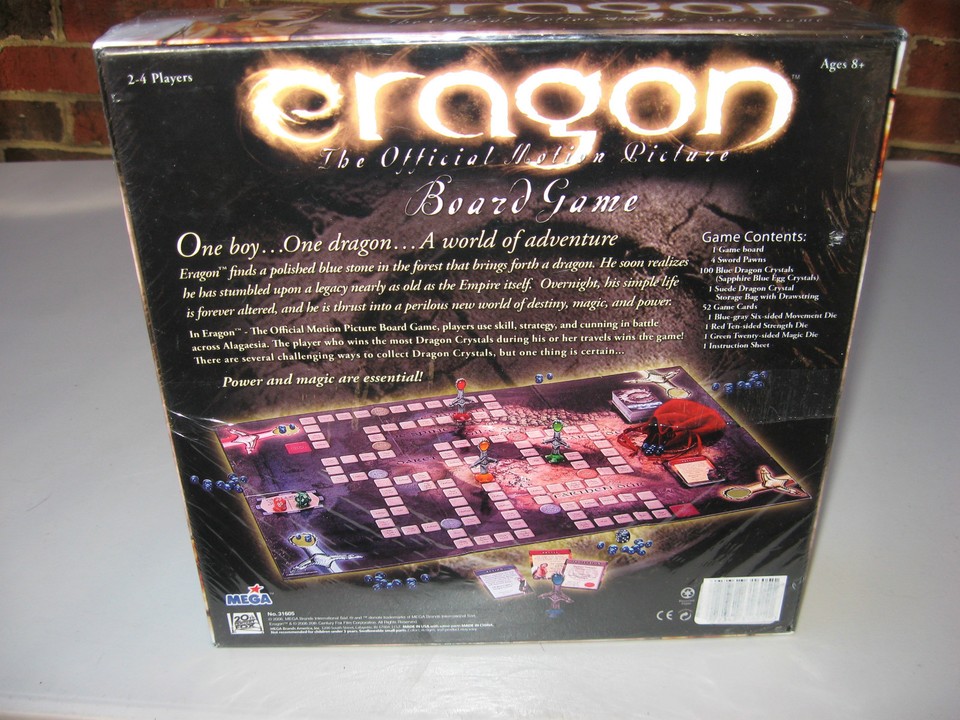 ERAGON The Official Motion Picture Board Game NEW Battle Across ...