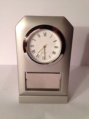 Mini Quartz Clock, All Metal, New In Box | eBay