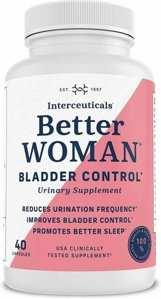 Interceuticals Better Woman Bladder Control Urinary Supplement (40 Capsules) for sale online | eBay