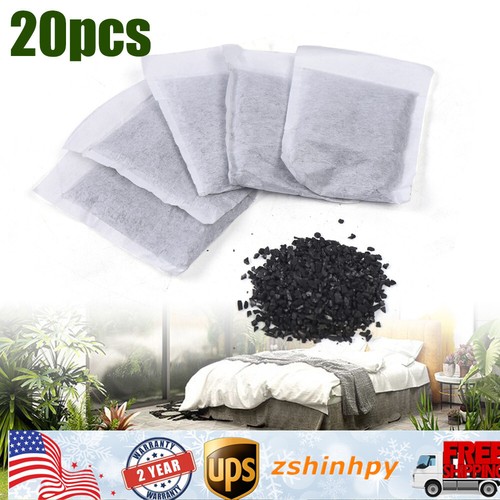 20 Bags Activated Charcoal Carbon Filter Sachets For Pure Water ...
