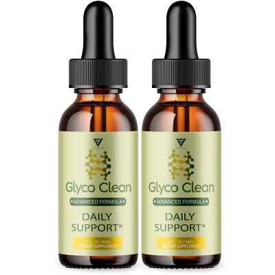 (2 Pack) Glyco Clean Drops GlycoClean Advanced Glycogen Support Formula ...