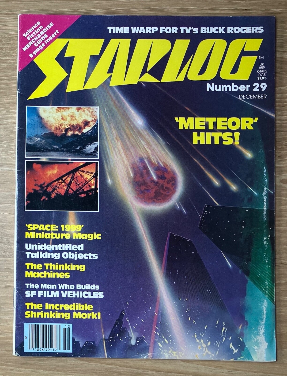 Starlog Magazine #29 Sci-fi fantasy horror Buck Rogers Erin Gray SPACE ...