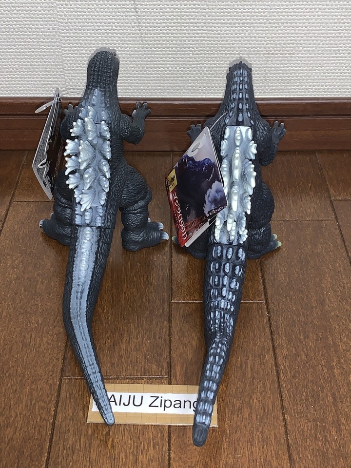 Movie Monster 6" GMK Godzilla 2001 & Godzilla 1991 Figure Set Bandai ...