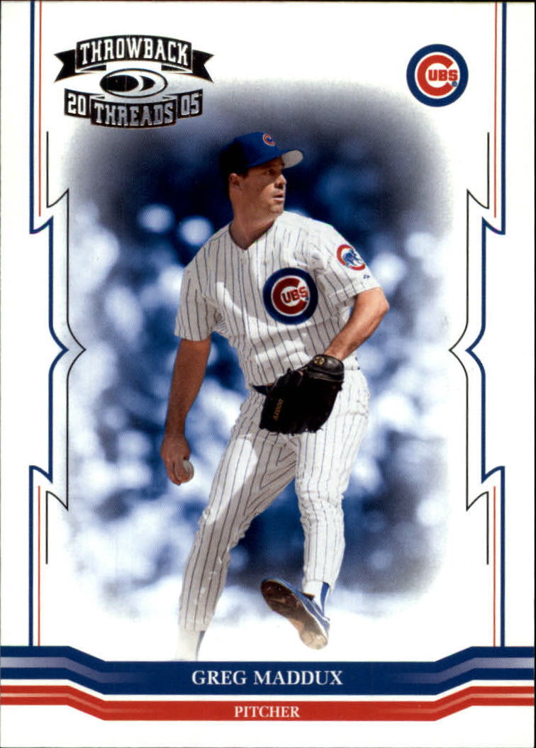2005 Throwback Threads #182 Greg Maddux | eBay