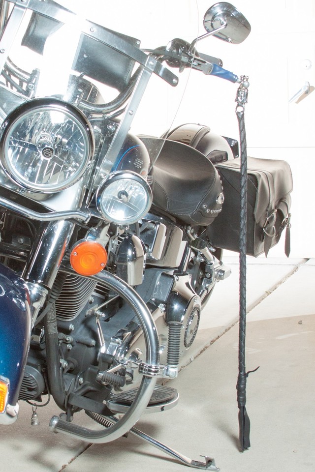 Motorcycle "getback" whip! CUSTOM COLORS, hand braided | eBay