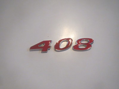 408 STROKER ENGINE ID FENDER HOOD SCOOP QUARTER EMBLEM RED FITS DODGE ...