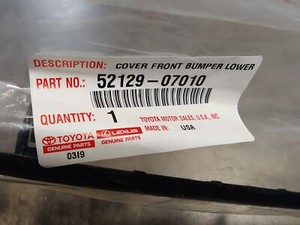 Genuine OEM Toyota 52129-07010 Front Bumper Lower Trim Cover 2013-2015 ...