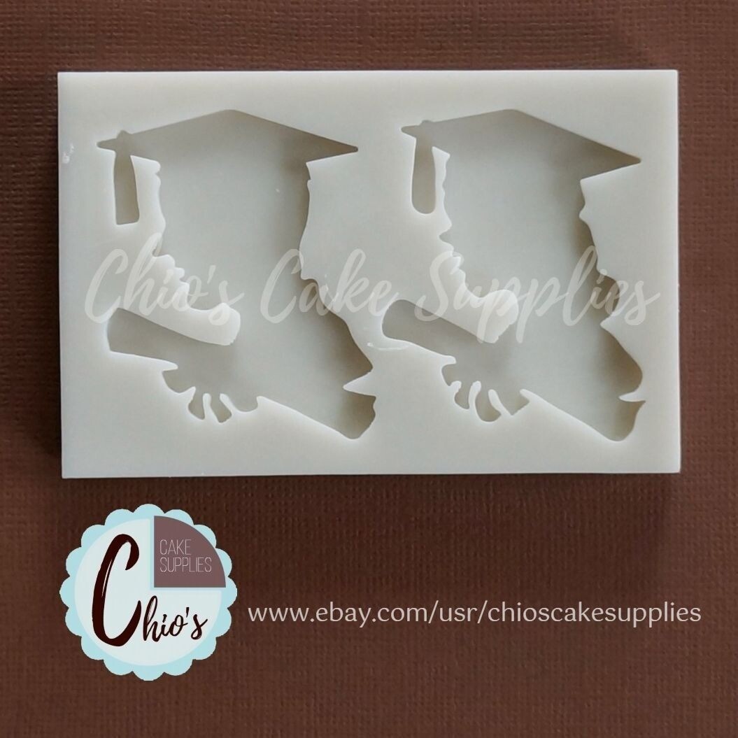 Graduated Girl & Boy Silicone Mold. Graduation Themed silicone mold. | eBay
