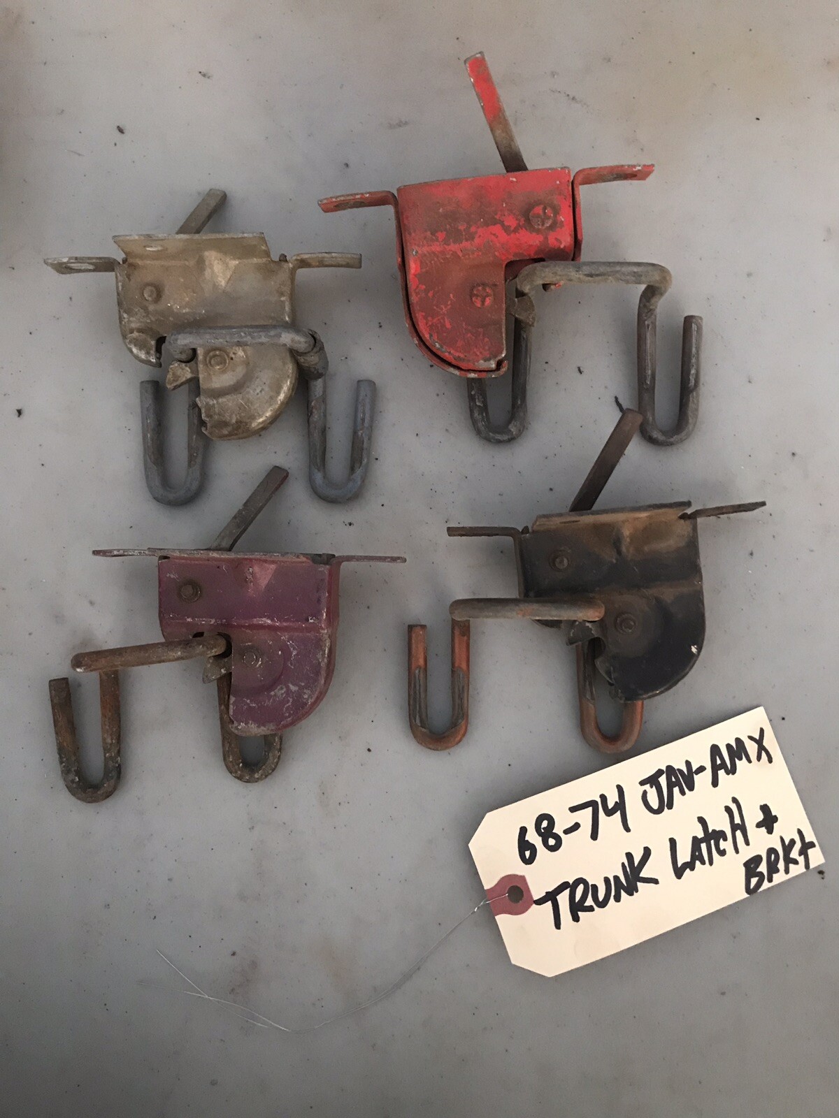 1968-1974 AMC Javelin AMX Rear Trunk Latch And Bracket | Unfinished ...