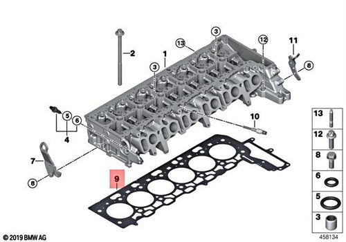 Genuine BMW X3 M X4 X5 X6 G01 G02 G05 G06 G07 Cylinder head gasket ...