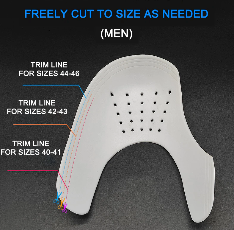 Pair Sneaker Shoe Anti Crease Protector Decreaser Toe Force Creasing ...