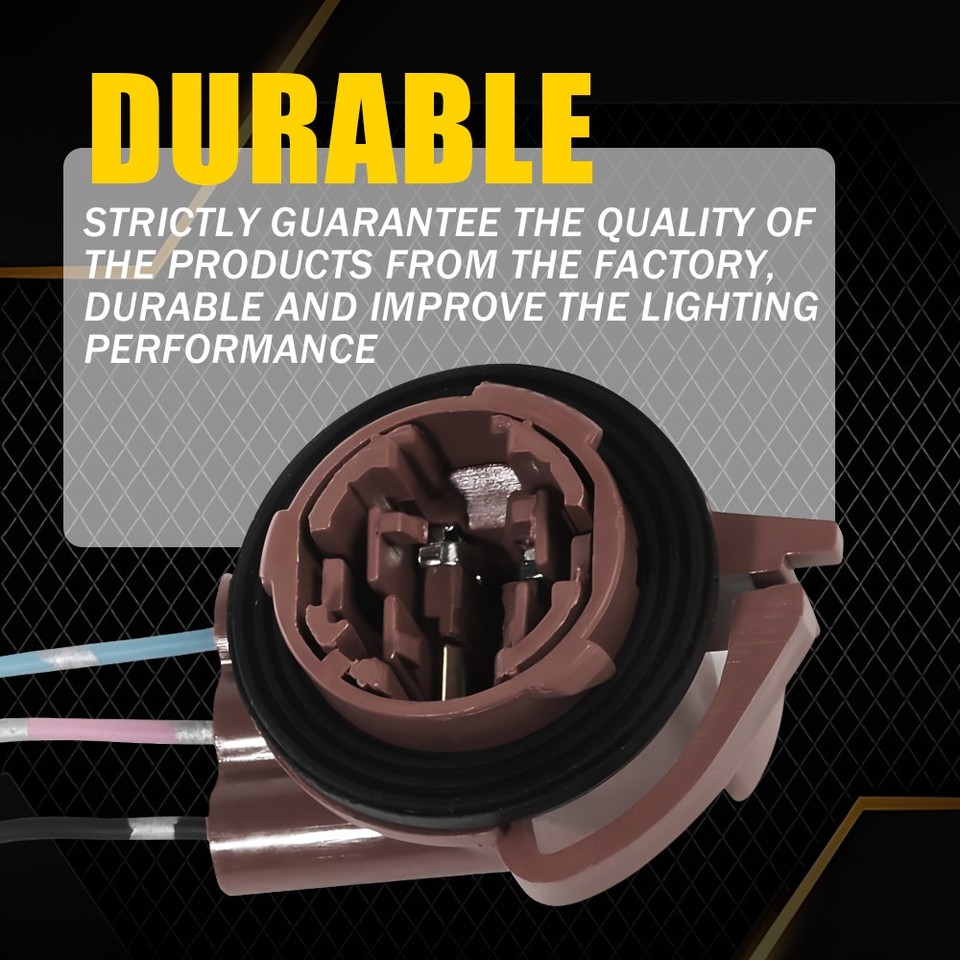 4PCS 3157 3156 Light Socket Harness Wire Connectors For Turn Light ...