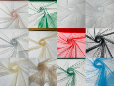 Illusion Mesh Fabric - 60" Illusion Mesh Sheer 2 Way Fabric Sold By The ...