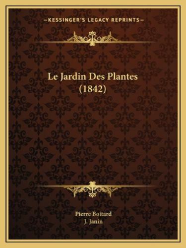 Le Jardin des Plantes by Pierre Boitard (2010, Trade Paperback) for ...