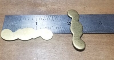 Brass inlays Trade Jewelry muzzleloader black powder Hawken Musket ...