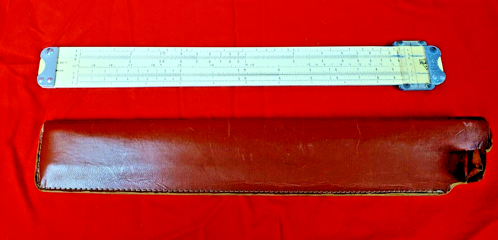 Vintage Pickett Simplex Slide Rule Model 901-t w/ Leather Case | eBay