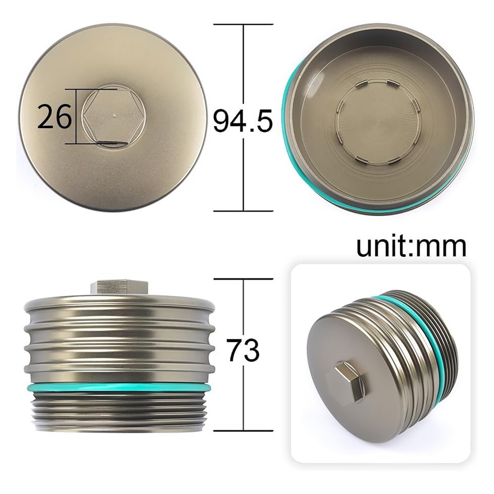 For BMW Billet Oil Filter Housing Cap for N54 N55 S55 N20 Engines ...