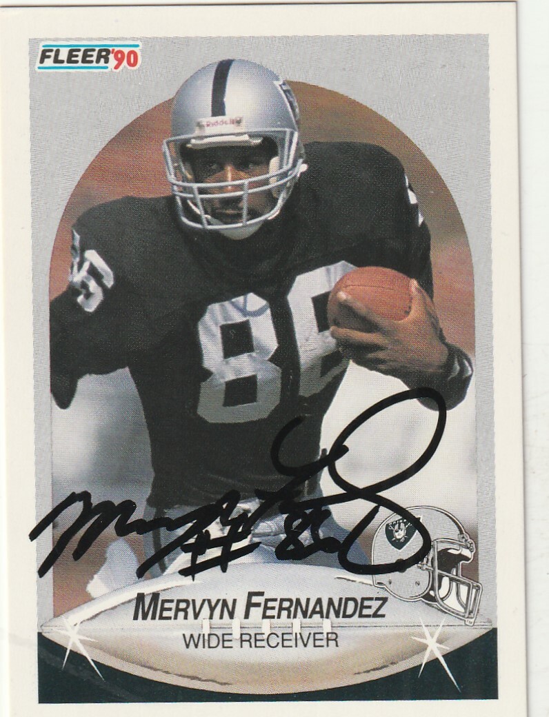 1990 Fleer NFL # 253 Mervyn Fernandez Autograph | eBay