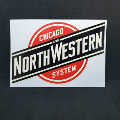 CHICAGO & NORTHWESTERN SYSTEM Vintage Style DECAL / Vinyl Railroad ...