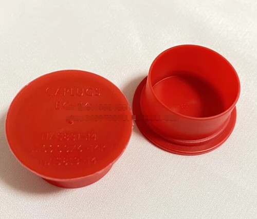 100PCS NEW FIT FOR MS90376-14R CAPLUGS EC-14 NAS831-14 Red Dust Cap ...