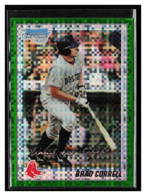 2010 Bowman Chrome Pros Green X-Fractor #BCP172 Brad Correll | eBay