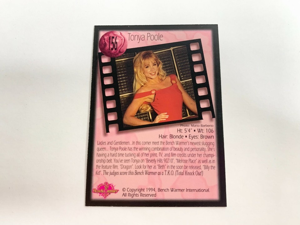 Tonya Poole Bench Warmer 1994 Card # 156 | eBay