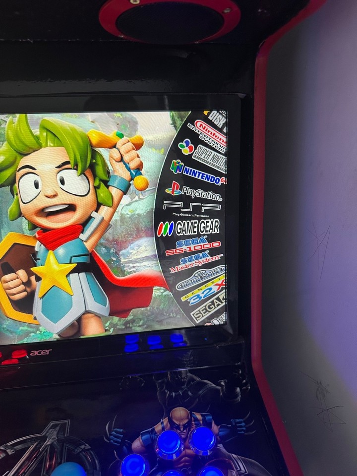 Full Size Arcade Machine with 1000s of Games - AVENGERS design! | eBay UK
