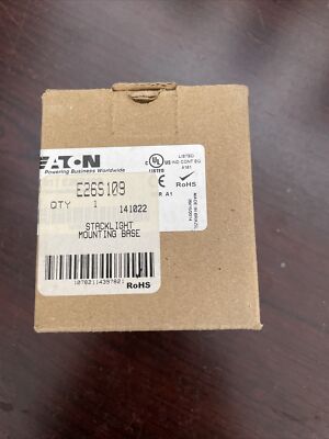 Lot of 2 Eaton Cutler Hammer E26S109 Stacklite Mounting Base | eBay