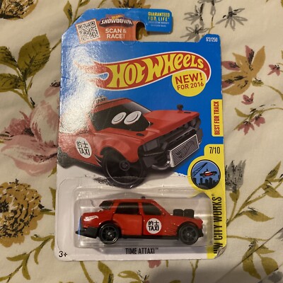 2016 Hot Wheels HW CITY WORKS 7/10 Time Attaxi 172/250 (Red) | eBay