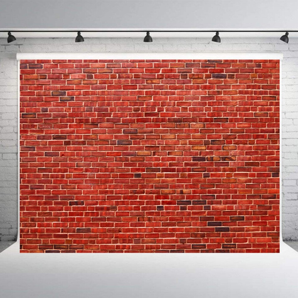 Vinyl Photo Backdrop Brick Wood Floor Photography Background Video ...