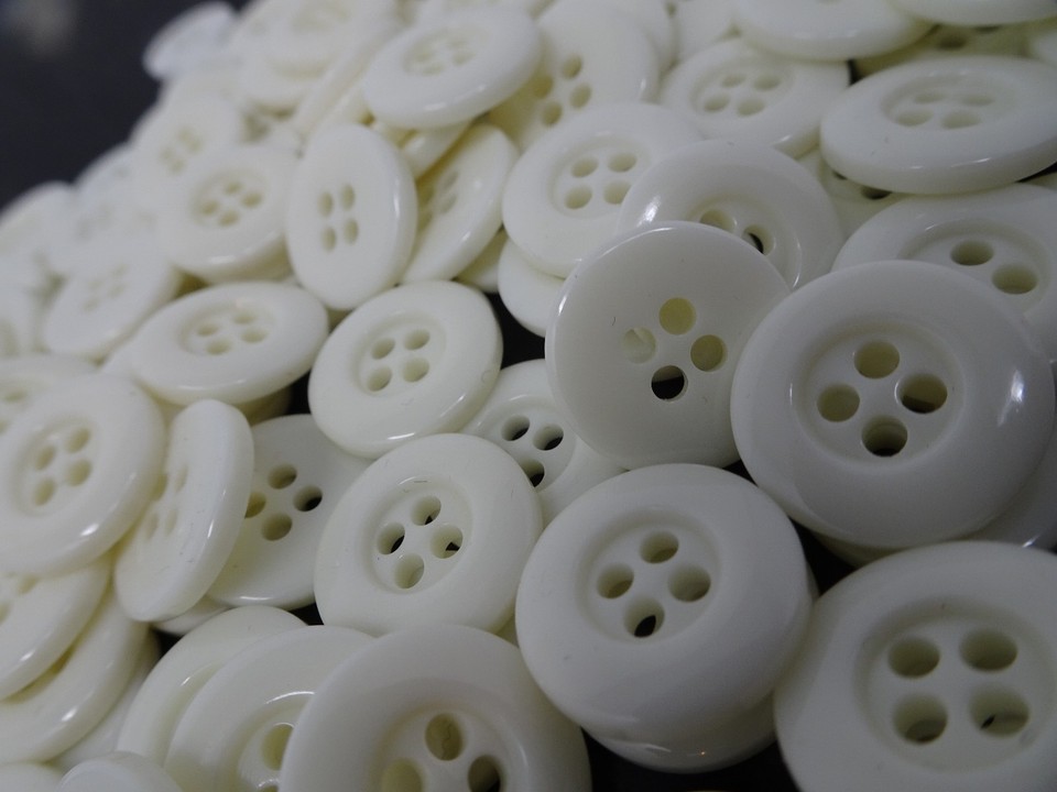 Gross Lot of 144 Vintage White 4-Hole Shirt Buttons 14mm B24-11 | eBay