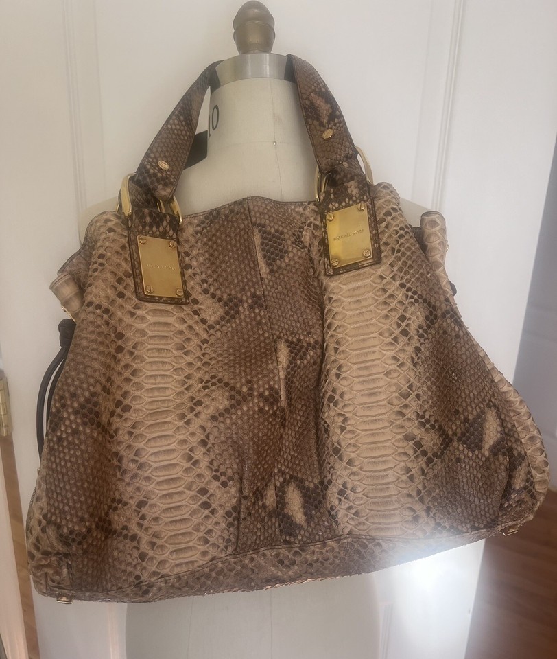 Michael Kors Alligator Skin Handbag Made In Italy | eBay