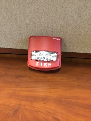 TrueAlert Simplex Red Fire Alarm | eBay