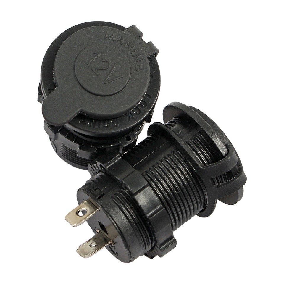 [2pack] 12V Cigarette Lighter Socket Power Outlet Receptacle Plug or ...