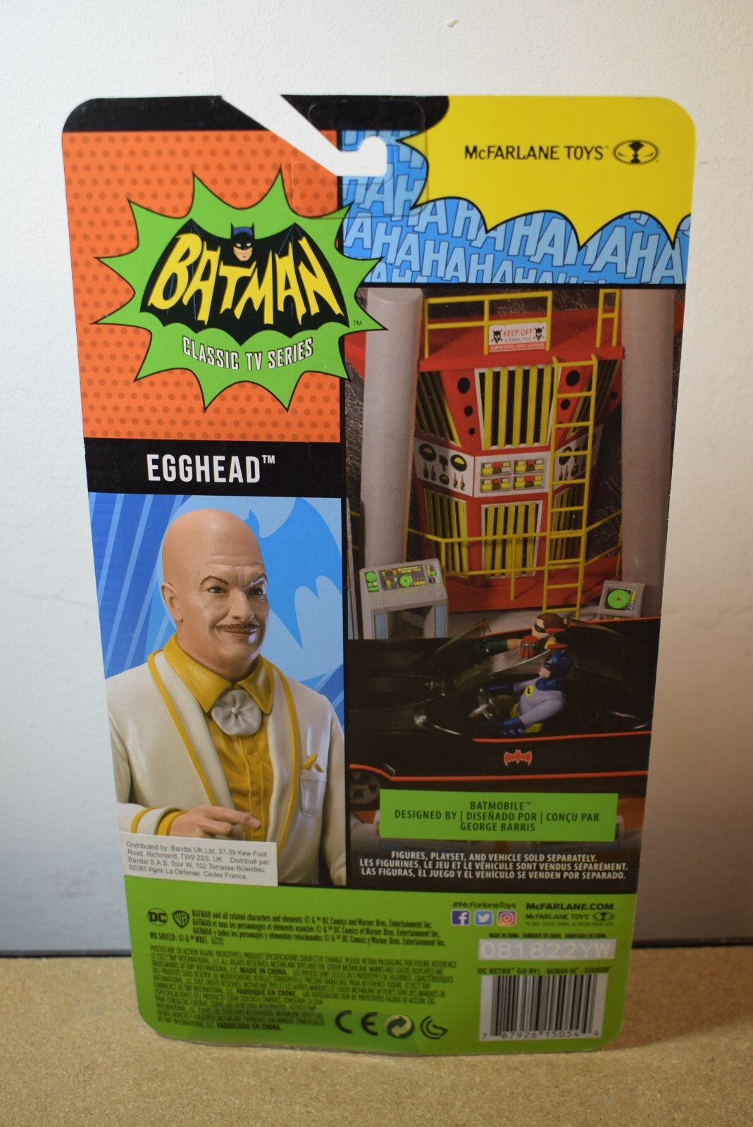 McFarlane DC Retro 1966 Batman 66 TV Series EGGHEAD 6" Action Figure ...