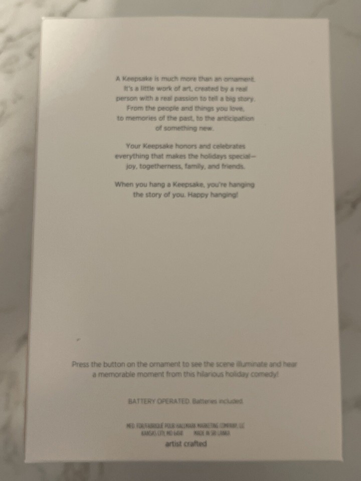 HALLMARK 2018 A FUN OLD FASHIONED FAMILY NATIONAL LAMPOON'S CHRISTMAS ...