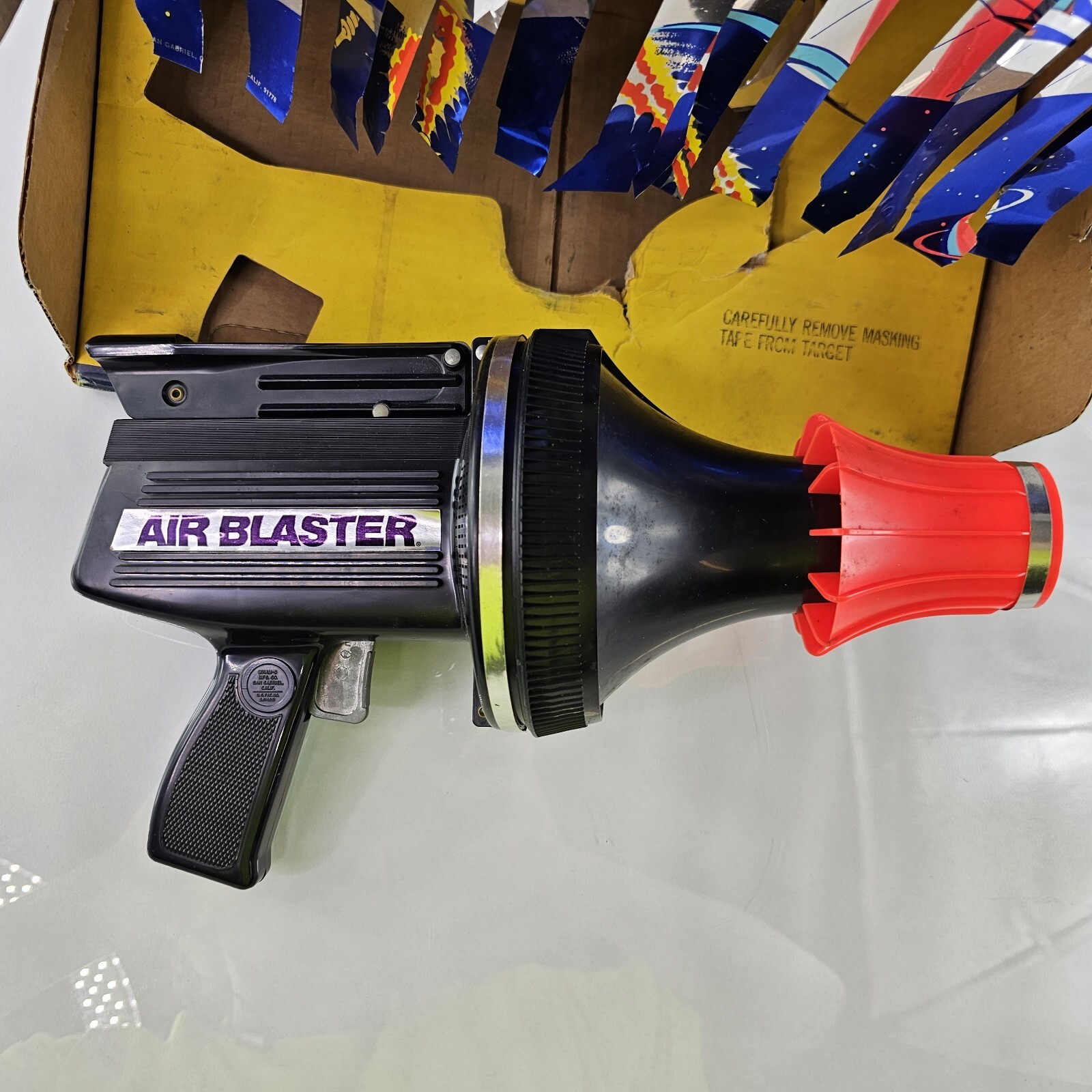 Vintage 1978 Wham-O Air Blaster Toy with Target In Original Box AS IS ...