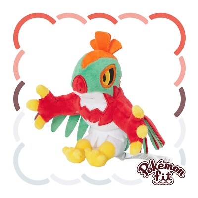 Pokemon Center Fit Plush Doll - 701 Hawlucha 5" Fight Hawk Red Kalos JP ...