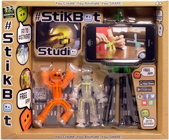 Stikbot Studio Sticky Robot Toy Figure Set for sale online | eBay