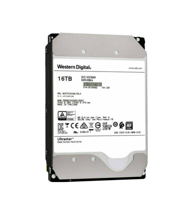 5PCS WD Hard Disk 16TB HDD WUH721816ALE6L4 7200 RPM SATA 6Gb/s 3.5 in ...