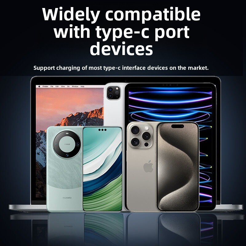 240W Fast Charging 6 Port USB-C QC3.0 PD Wall Charger Power Adapter For ...