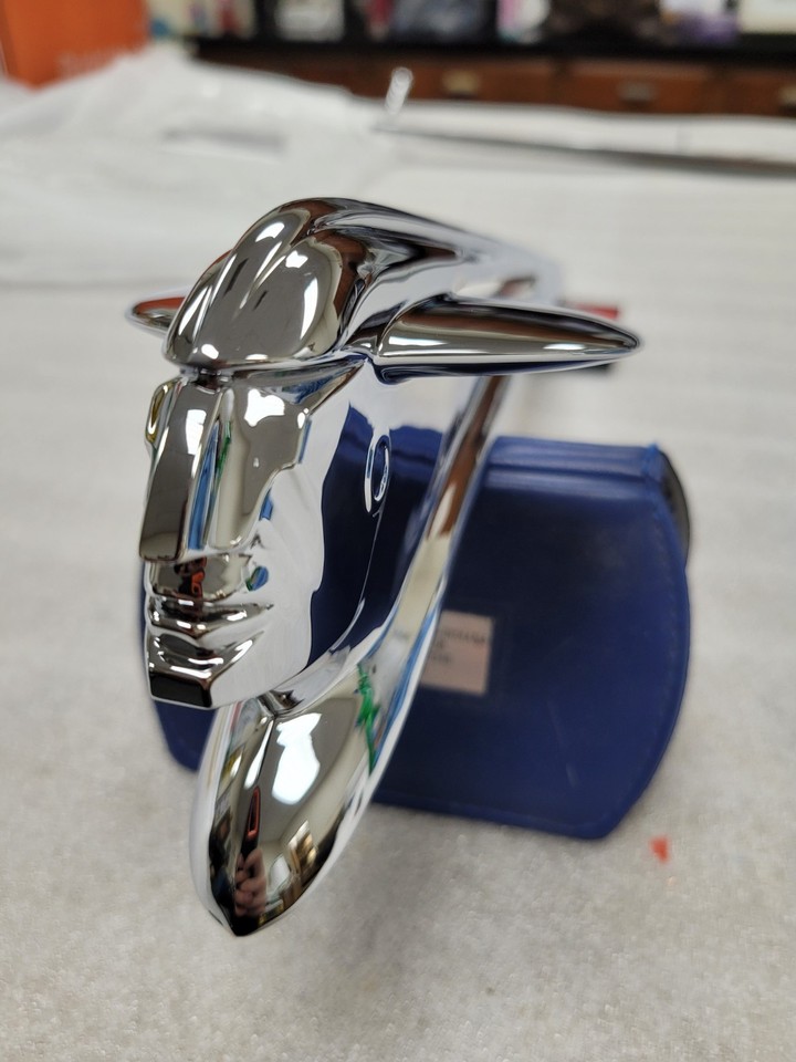 OE Original RECHROMED Lighted 1948 Pontiac Hood Ornament 510565 Triple ...